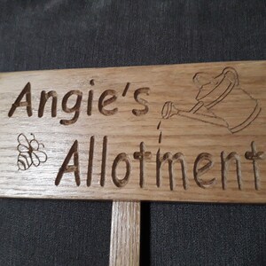 Personalised Wooden Pond Sign/oak Plaque/garden/water - Etsy UK