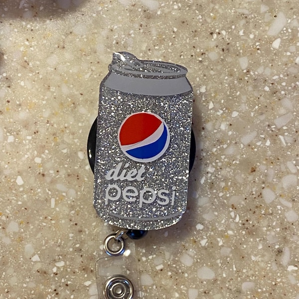 Soda Can Handmade Retractable ID Badge Reel - Etsy