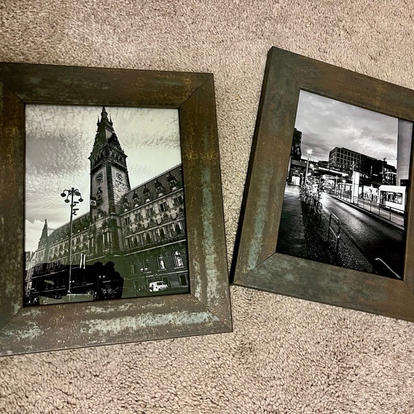 Bauhaus 200, Weathered Steel Picture Frame, 2" Wide, 35 Common Sizes ...