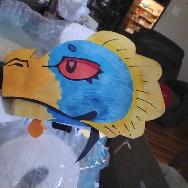 Paper Dragon Puppet Design Template Download - Etsy