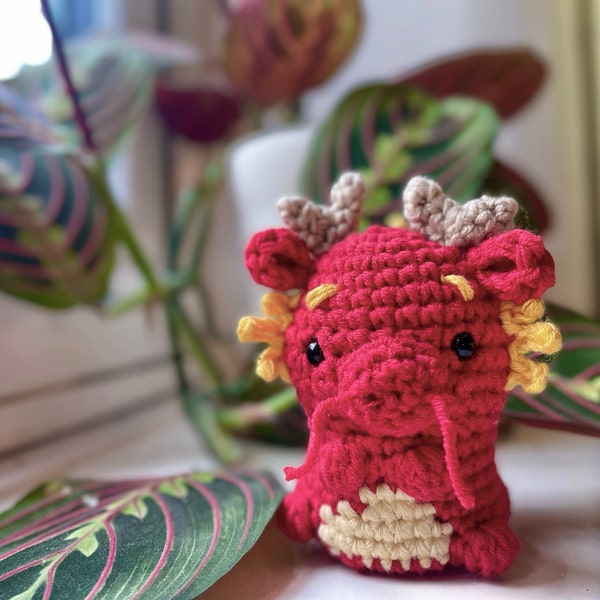 PDF Pattern: Loong the Chubby Dragon - Etsy