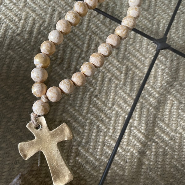 Blessing Beads With Cross - Etsy