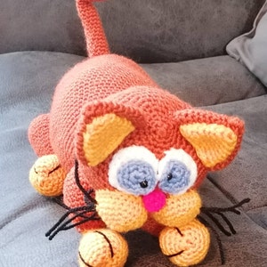 Crochet Pattern Fluffy Cats - Etsy