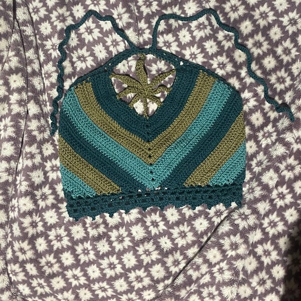 Cannabis Crop Top *pattern ONLY* - Etsy