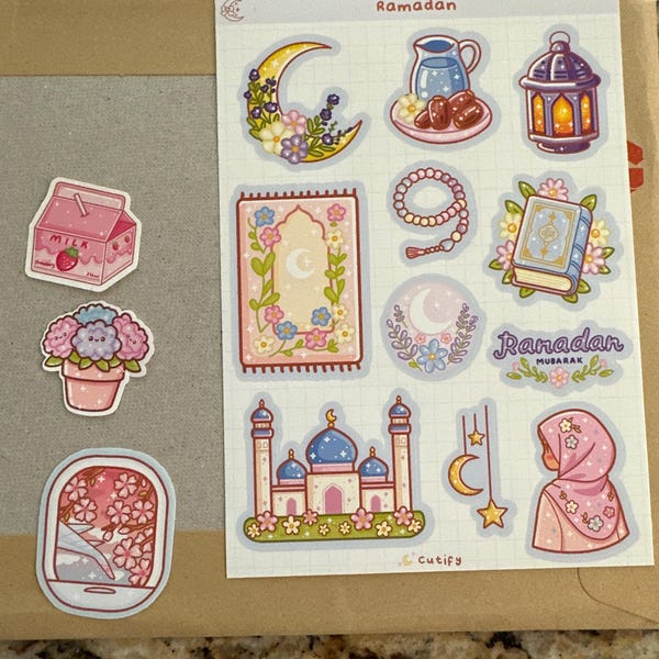 Self Care Sticker Sheet - Aesthetic, Self Love, Pamper Session, Spa Day ...