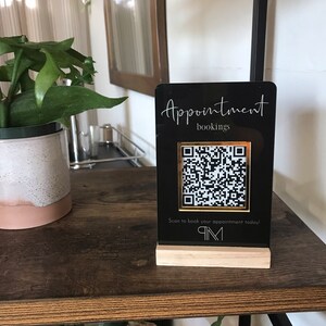 Mini QR Display Sign - Etsy UK