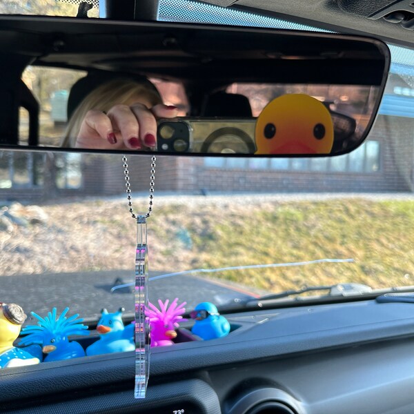 Duck Peeker Rear View Mirror/sun Visor Decal - Etsy