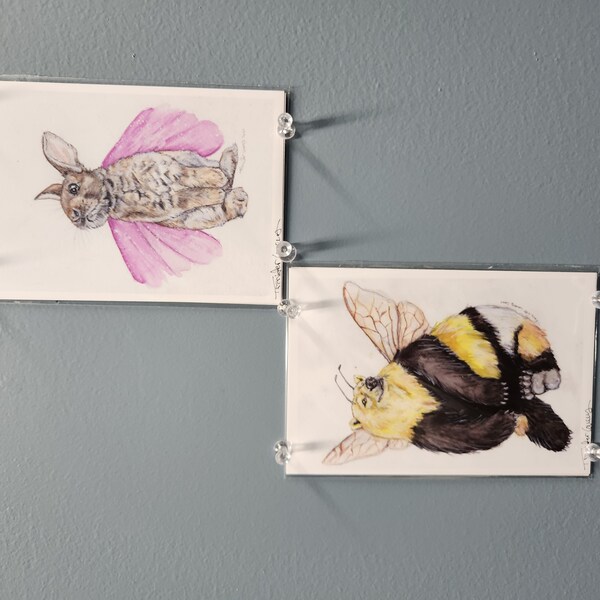 Bumble Bear, Art Prints, Watercolor Bear, Bumblebee Painting, Bee Art ...