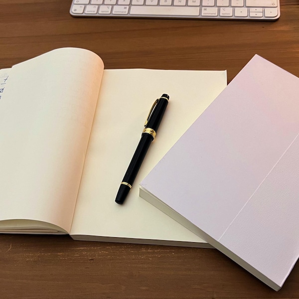 400 Pages B5, Tomoe River Notebook - Japanese Fountain Pen Paper ...