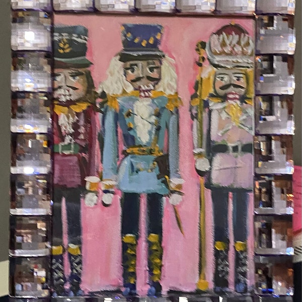 Nutcracker Print on Paper or Canvas, Christmas Art "nutcrackers" - Etsy