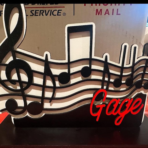 Personalized Music Teacher Name Plate, Music Teacher Gifts ...