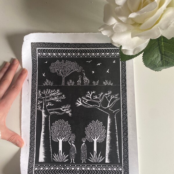 Storms, Tides and Pearls | Original Linocut Print | Sailing Print ...