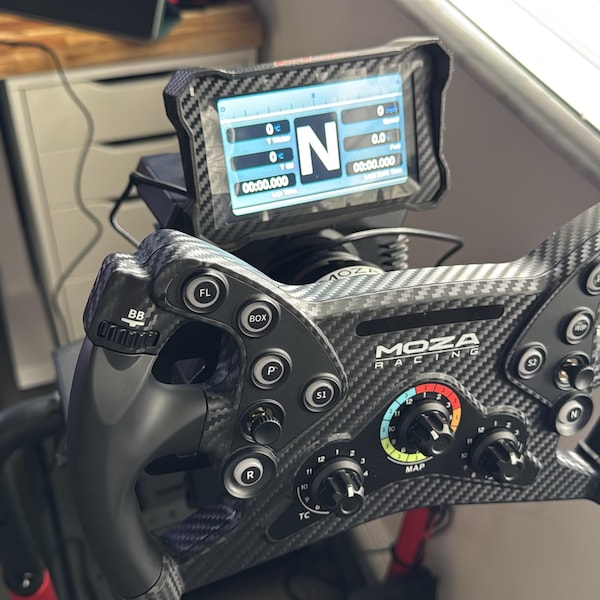 Button Box Sim Racing Console, 22 Functions, Ignition Lever and Start ...