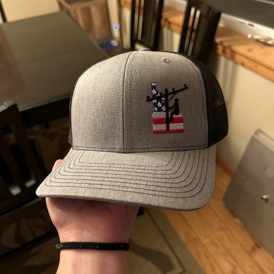 Oilfield Worker Oil Rig Leather Patch Hat Oilfield Gift, Great for ...