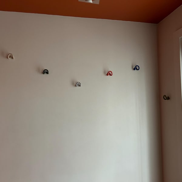 Pre-order: Ceramic Wall Hooks Handmade Decorative Coat Hook / Colorful ...