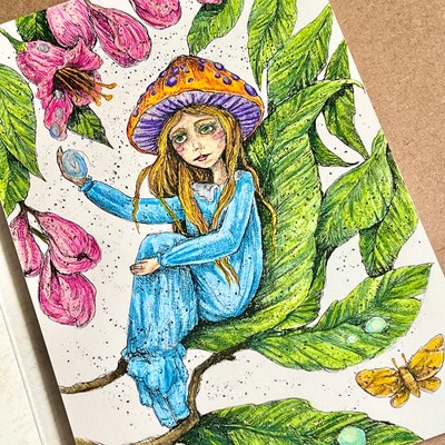 DRYAD A4 Digital Coloring Page by Karolina Kubikowska - Etsy