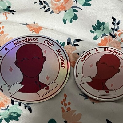 Astarion's Bloodless Club Member Button Badge 58mm Baldur's Gate 3 D&D ...