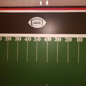 NFL DIY Custom Personalized Gift Football Field Wall Kit 1 Decals You ...