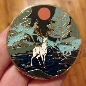 Cerberus Hard Enamel Pin Greek Collection Unique Fantasy Mythology Art ...