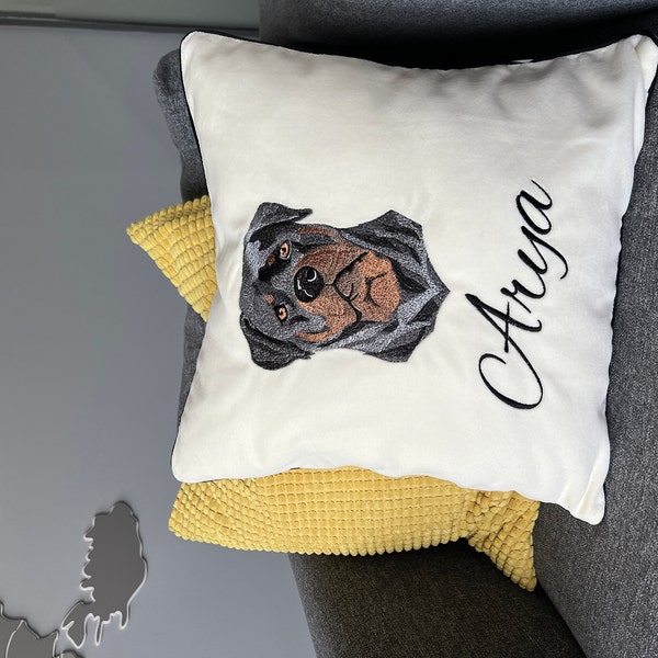 Rottweiler Machine Embroidery Design - Etsy