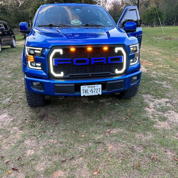 2015-2020 Ford F-150 Paramount Raptor Style Aftermarket Grille Letters ...