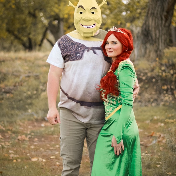 SHREK MASK Diy - Etsy