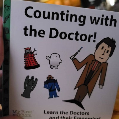 Counting With the Doctor Count to 12 With Dr. Who, Kids Board Book - Etsy