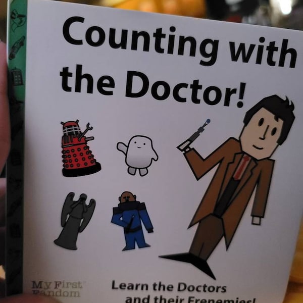Counting With the Doctor! Count to 12 With Dr. Who, Kids Board Book - Etsy