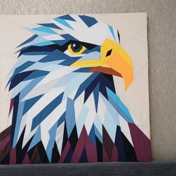 Bald Eagle Quilt Pattern: FPP Foundation Paper Piecing (PDF Pattern ...