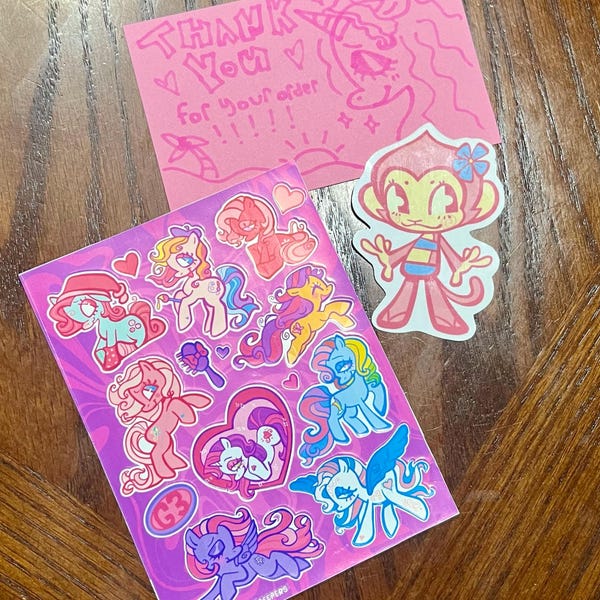 The Night Garden Sticker Sheet - Etsy