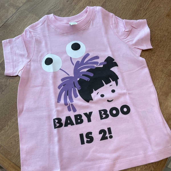 Boo T-shirt, Monsters Boo Shirt, Monsters Inc, Monsters University ...