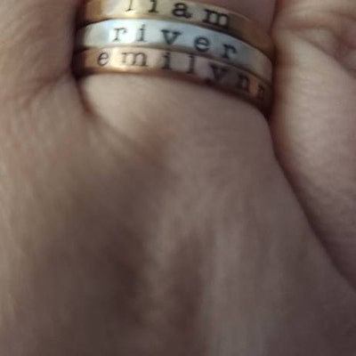 Class Ring Set Stackable Class Rings Affordable Class Rings Graduation ...