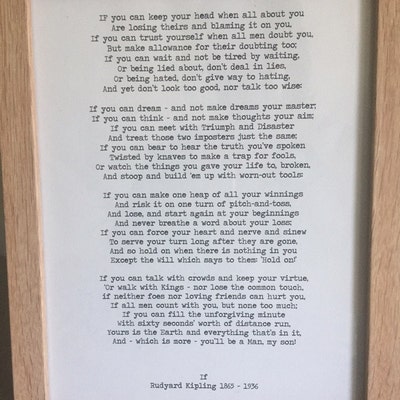 Walter D. Wintle Printable Download Poem 'thinking' Instant Digital ...