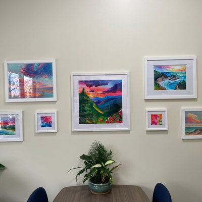 Blue Ridge Mountains Print Set, North Carolina Mountains Gallery Wall ...