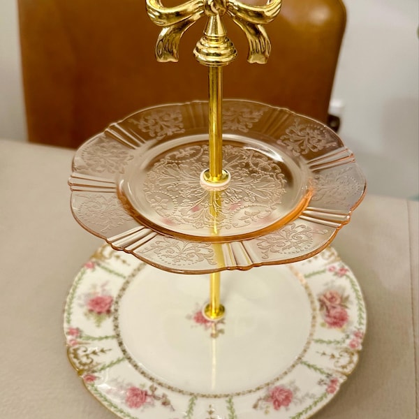 Warwick Vintage Three/two Tier Stand: Tea Party, Bridal Shower Decor ...