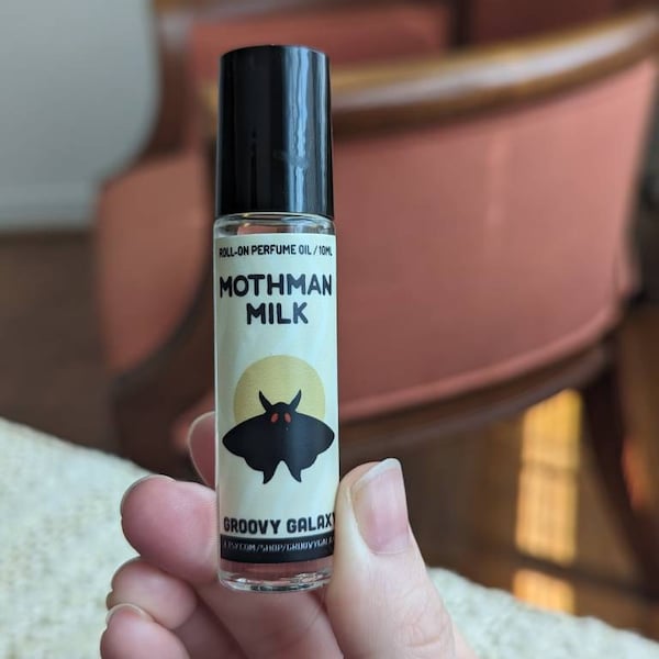 Mothman Milk Roll on Perfume Oil / Cryptid Perfume, Weird Funky Unique ...