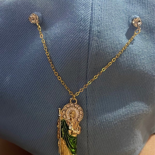 THC Old English Hat Chain Pin - Etsy