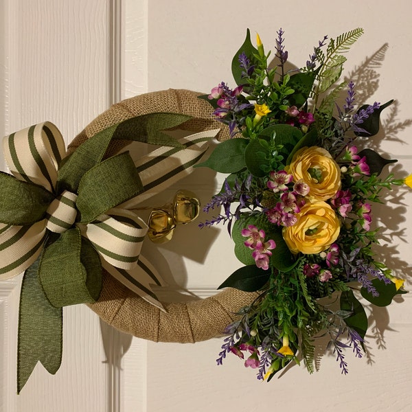 Autumn Pumpkin Berry Swag, Fall Leafy Lantern Topper, Berry Pumpkin ...