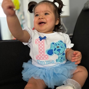 Big Red Dog Ribbon Trim Birthday Tutu Outfit Personalized - Etsy