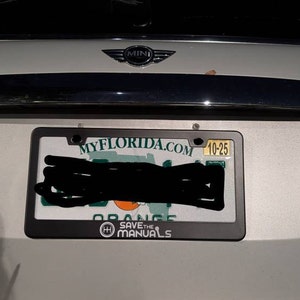 Lucid Air Black Metal License Plate Frame Tag Cover With Screws and ...