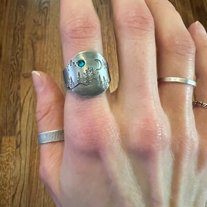 Inspiration Ring Mindfulness Gift Custom Ring Quote Ring - Etsy