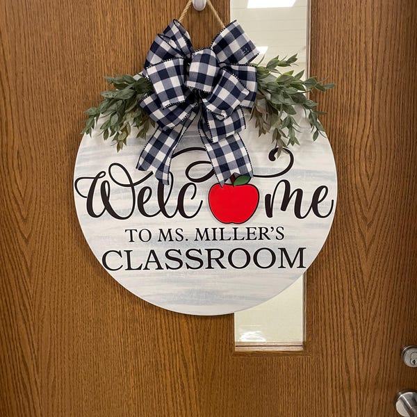 Classroom Door Decor | Interchangeable Sign | Classroom Welcome ...