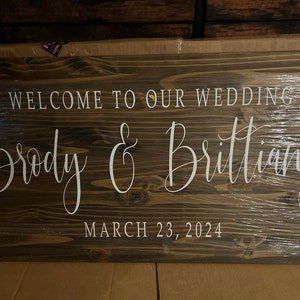 Bridal Party Sign Wedding Program Sign wedding Welcome Sign Ceremony ...