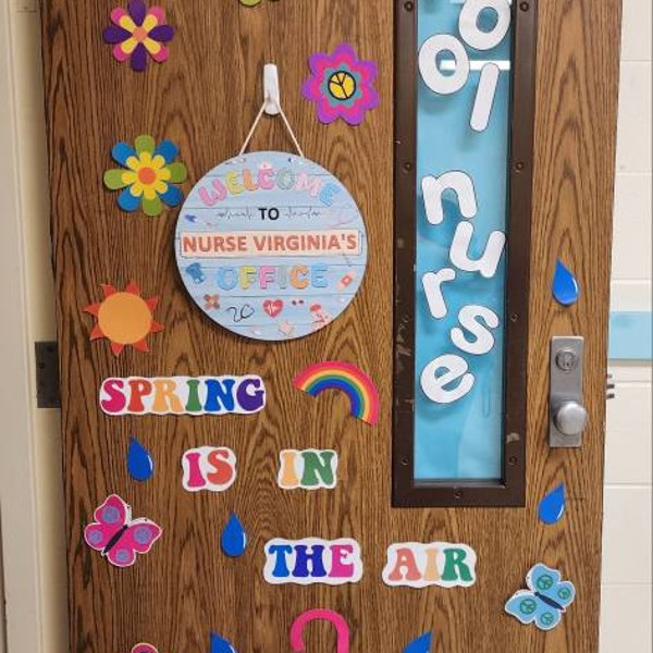 Spring Classroom Bulletin Board Set, April Showers Bring May Flowers ...