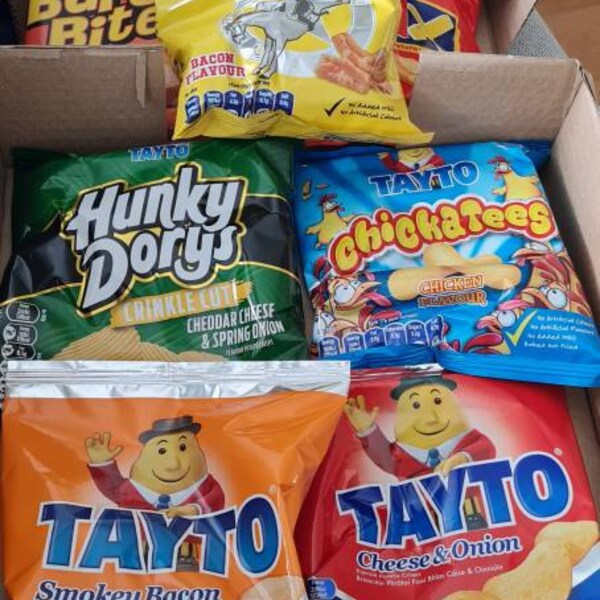 Christmas Tayto Box 18 Pack Secret Santa Gift Crispmas - Etsy UK