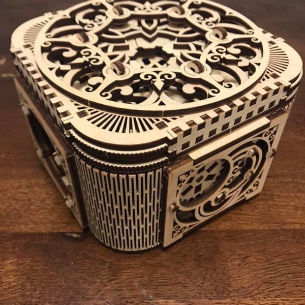 Safe Mechanical Model - Build Your Own Working Secret Lock Box Model by ...