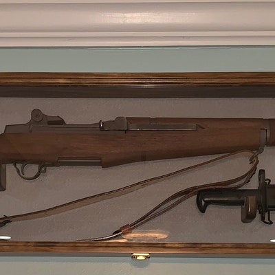 M1 GARAND DISPLAY CASE 48X12X4 - Etsy