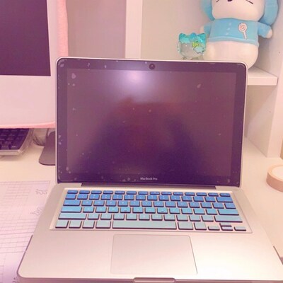 Blue MacBook Keyboard Keys Skin MacBook Keys Stickers MacBook Air 13 ...