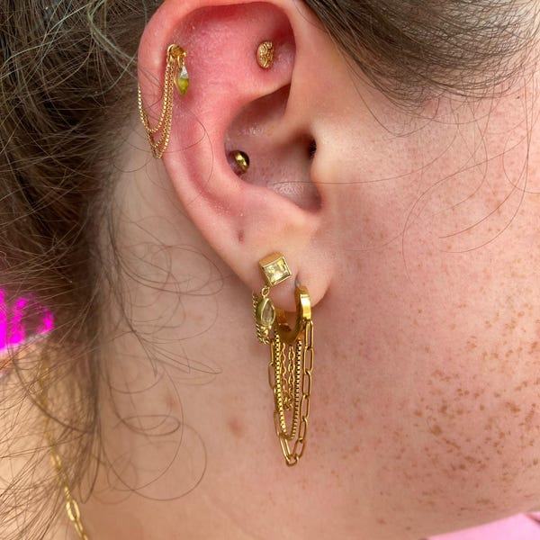 Cosmic Lover 14K Gold Bangle, Womens Gold Bangle With Moon and Suns ...