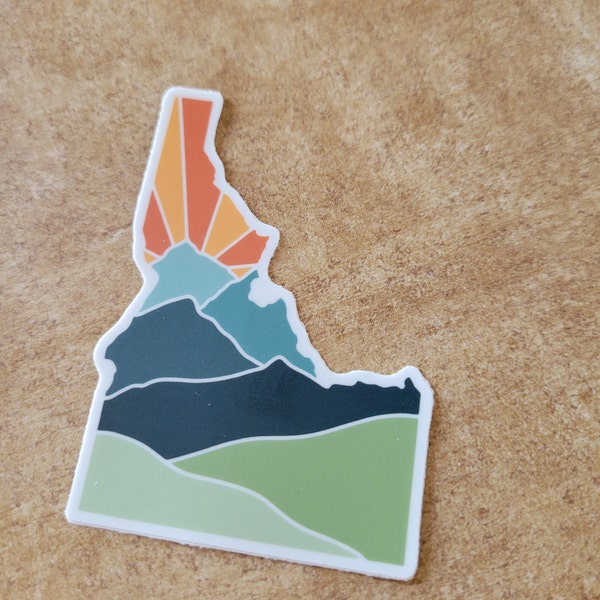 Idaho Sticker | State Sticker | Weatherproof | Sticker for Hydroflask ...